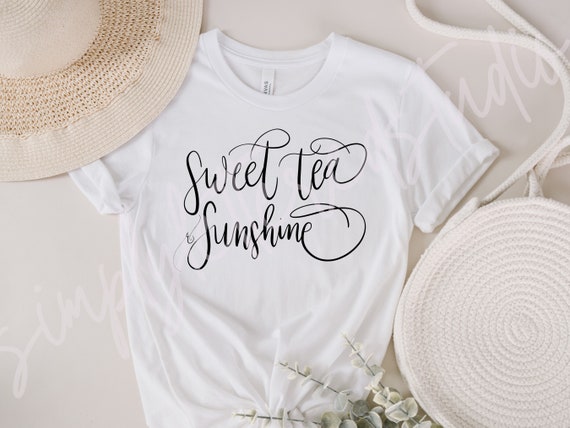 Sweet Tea SVG Sweet Tea and Sunshine SVG Sweet Tea PNG - Etsy