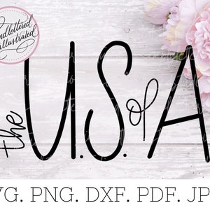 USA America SVG | Patriotic PDF Printable | Merica Svg | America Png ...