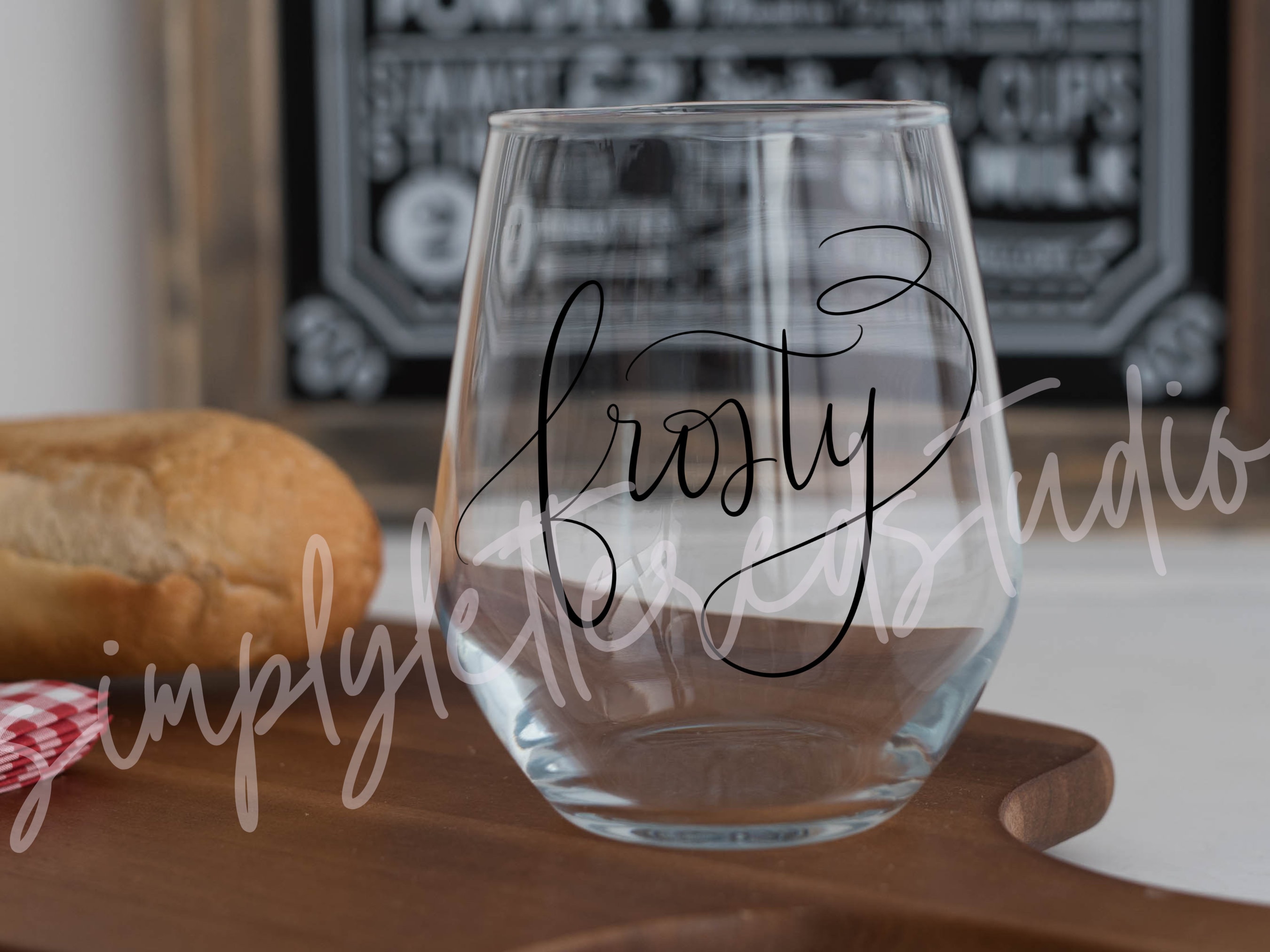 Frosty SVG Frosty PNG Hand Lettered Svg Files Calligraphy Font ...