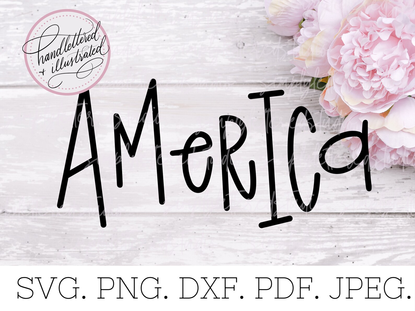 America SVG Patriotic PDF Printable Merica SVG America - Etsy