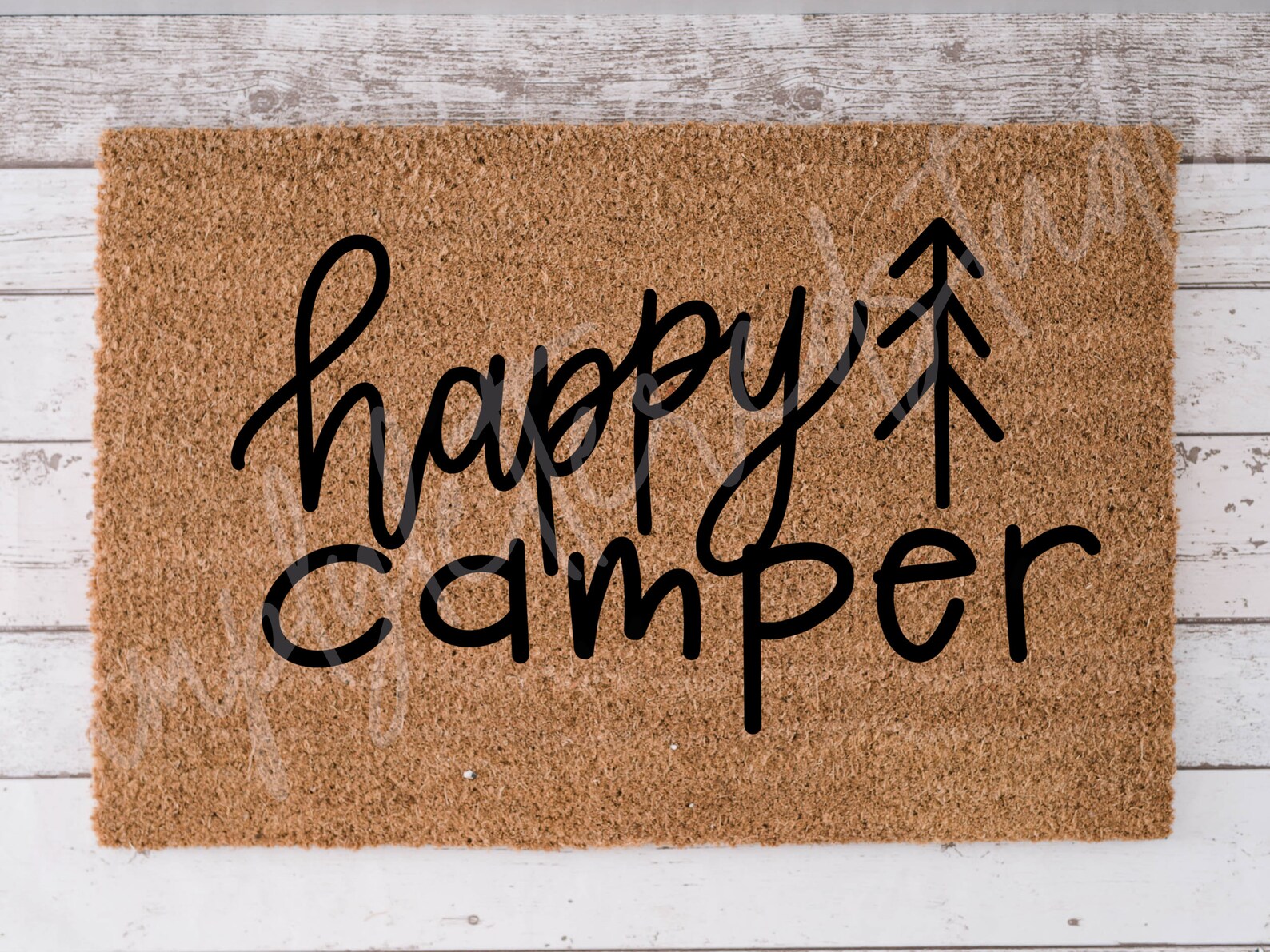 Happy Camper | Camping PNG | Camper SVG | Printable Camper Decor | Hand ...
