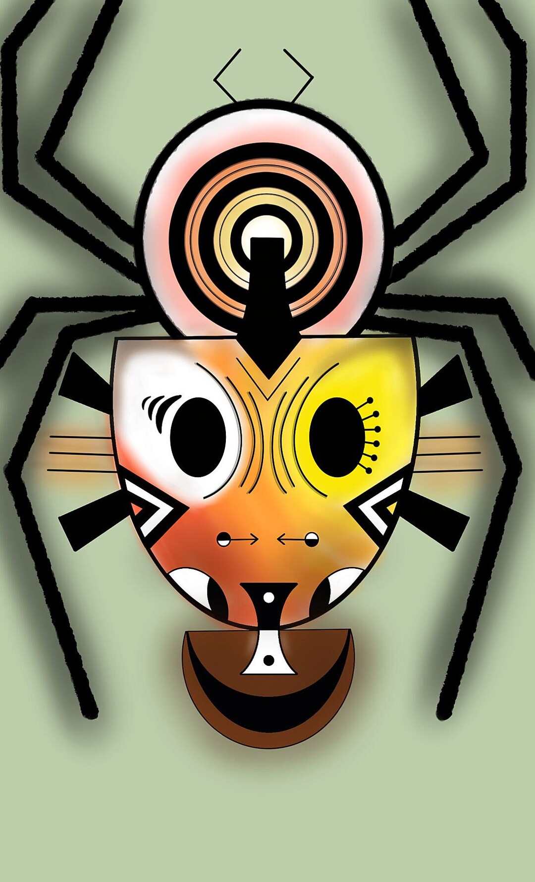 Anansi Mask - Etsy