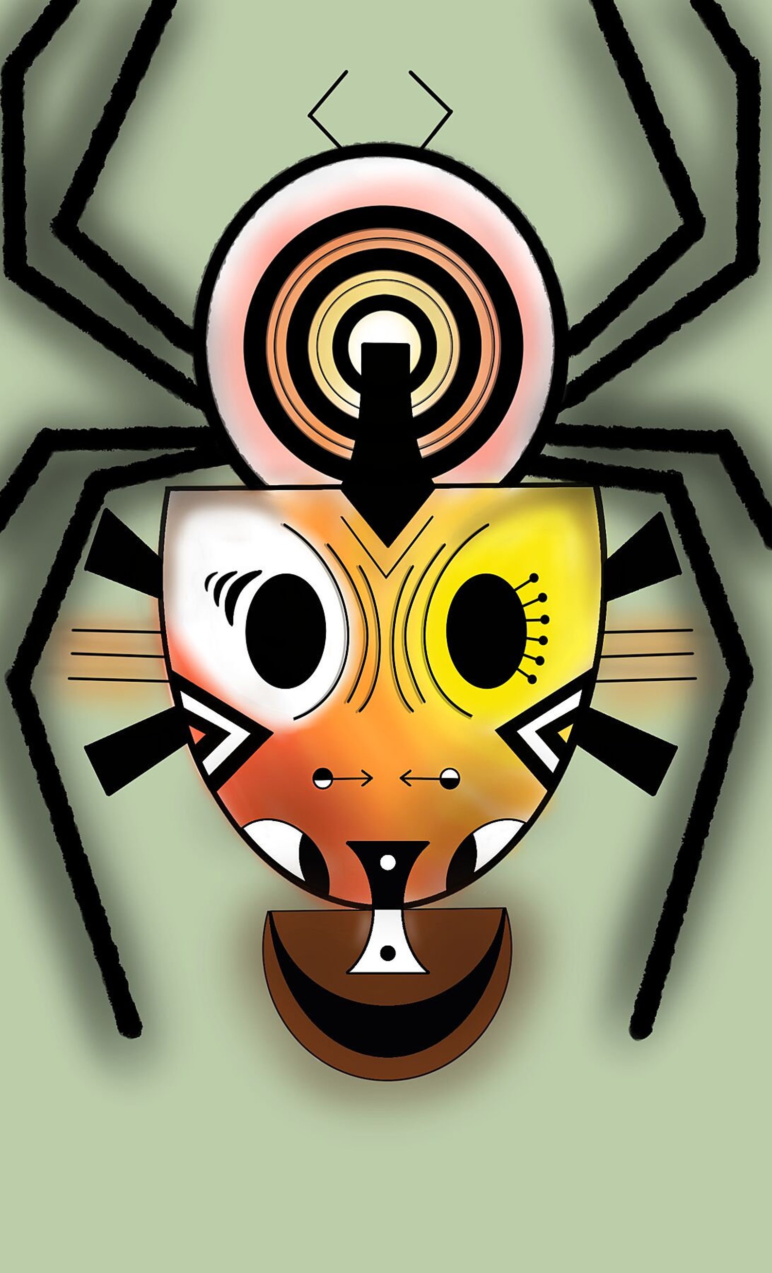 Anansi Mask - Etsy