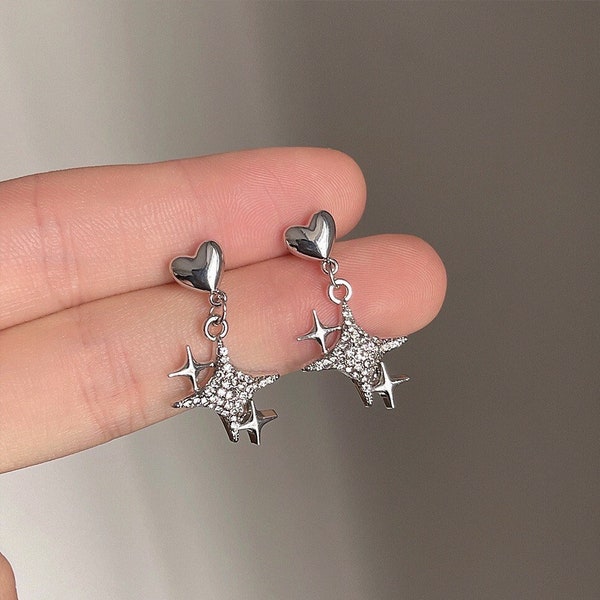 Y2k Moon Earrings - Etsy