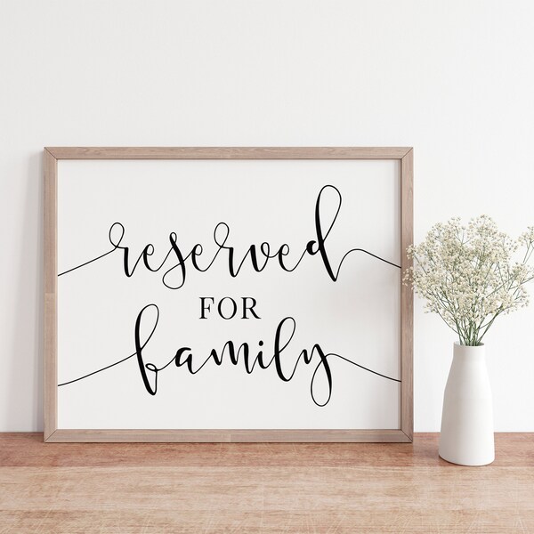 Reserved for Family - Etsy