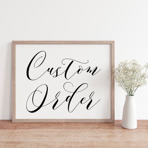 Custom Sign - Etsy