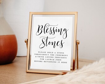 Blessing Stones Ceremony Sign - Etsy
