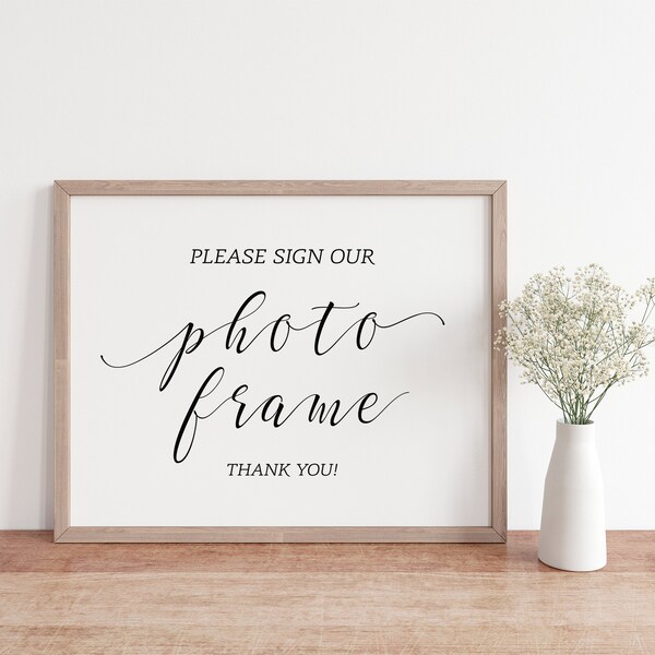 Sign Our Photo Frame - Etsy