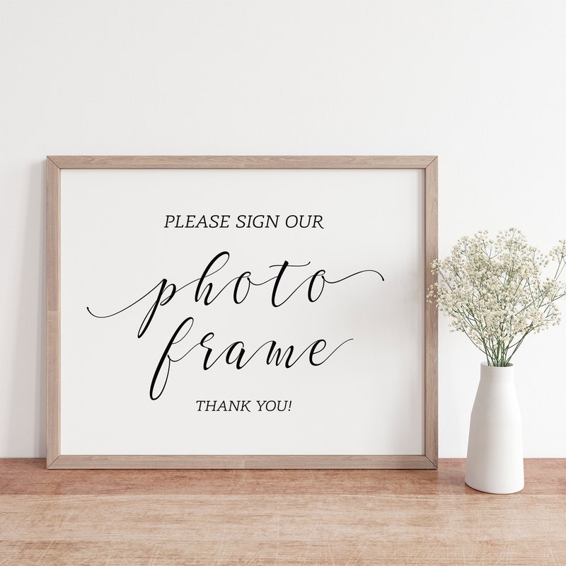 Sign Our Photo Frame - Etsy