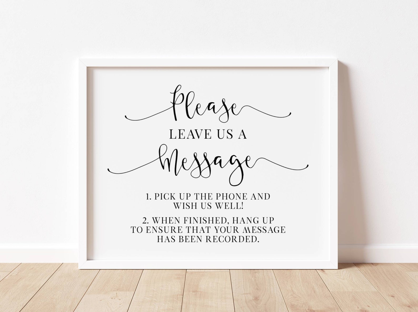 Please Leave Us A Message, Wedding Audio Guestbook, Audio Guest Book ...