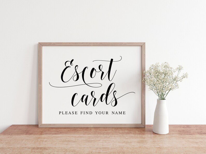 Escort Cards Please Find Your Name Wedding Name Tags - Etsy