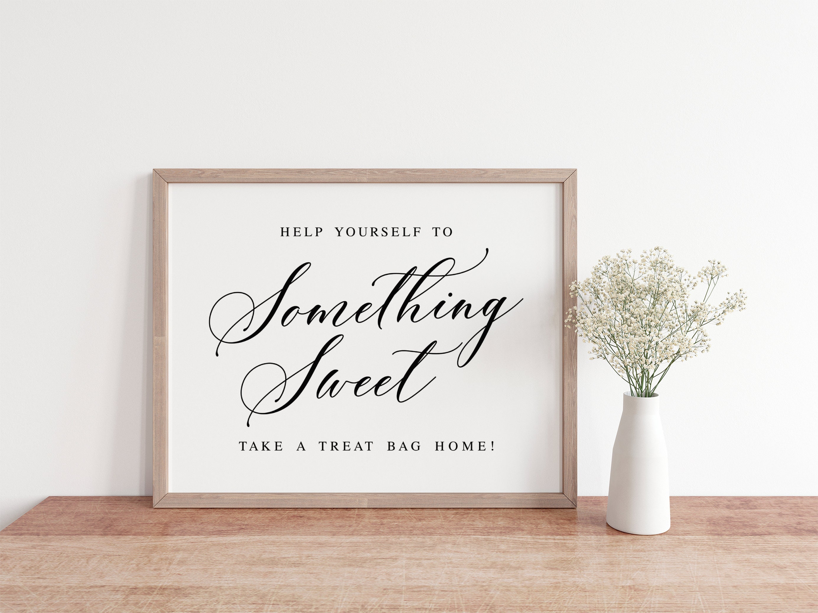 Help Yourself to Something Sweet, Sweet Treat Table Sign, Take A Treat ...