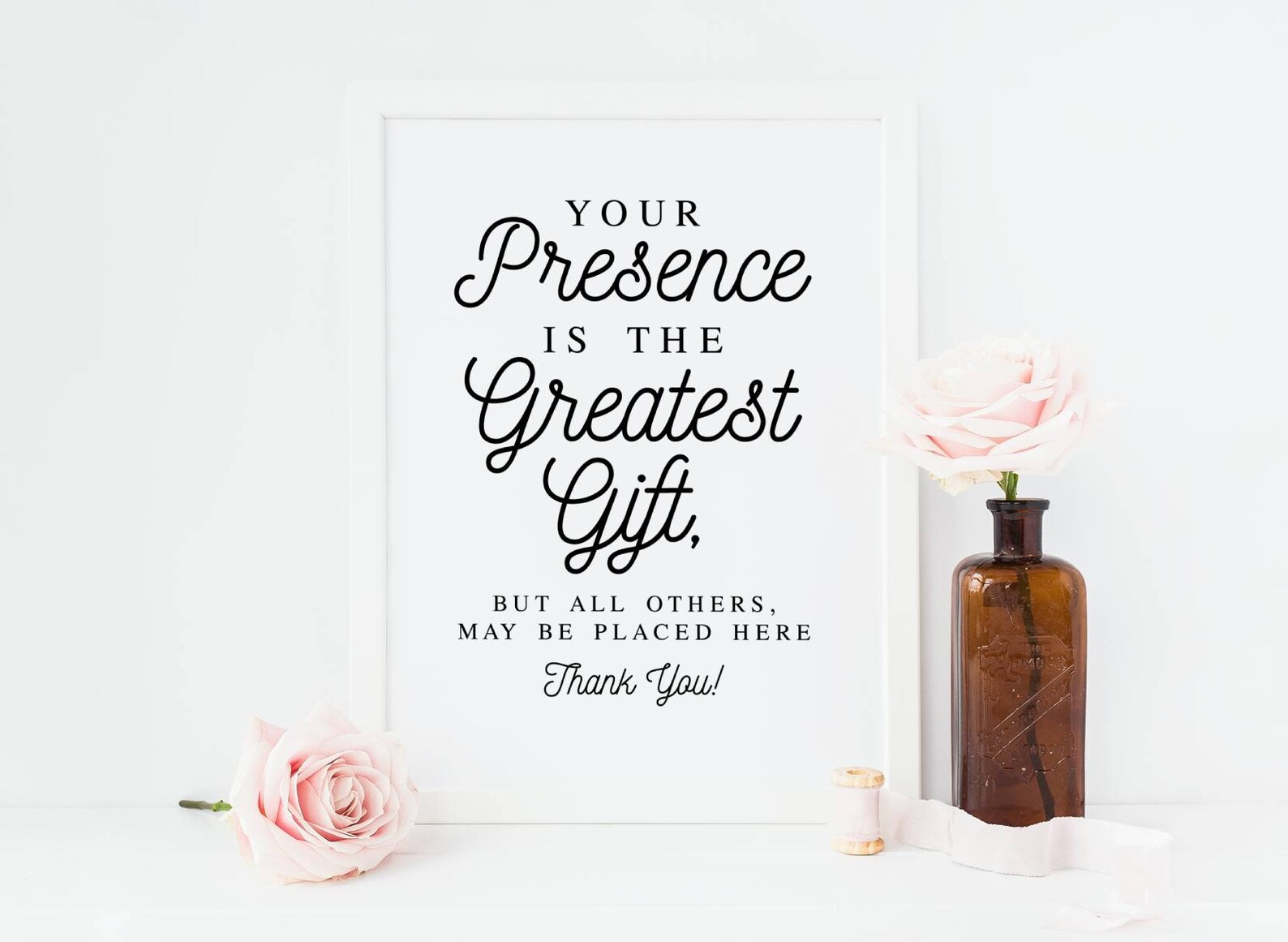 Wedding Gift Table Sign, Printable Reception Decor (PDF/JPG) - Etsy