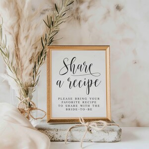 Share A Recipe, Please Share Your Favorite Recipe, Wedding Signs ...