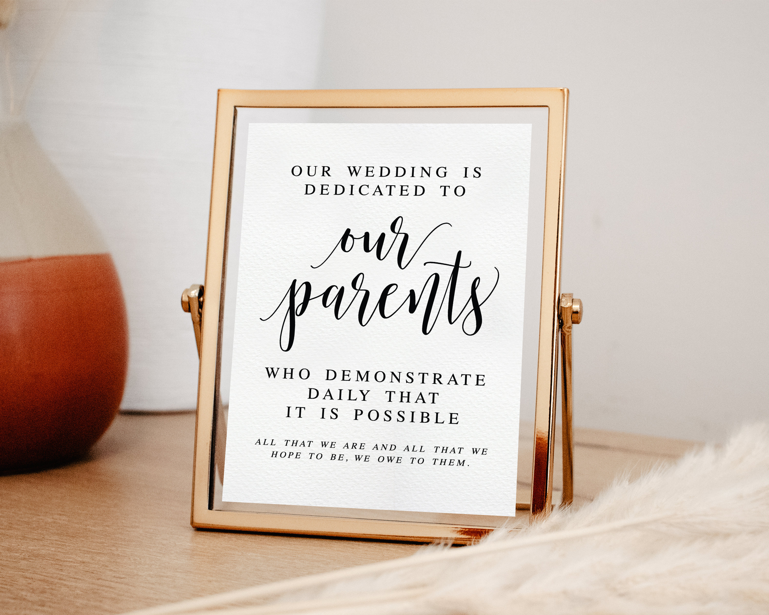 Wedding Dedication Quotes
