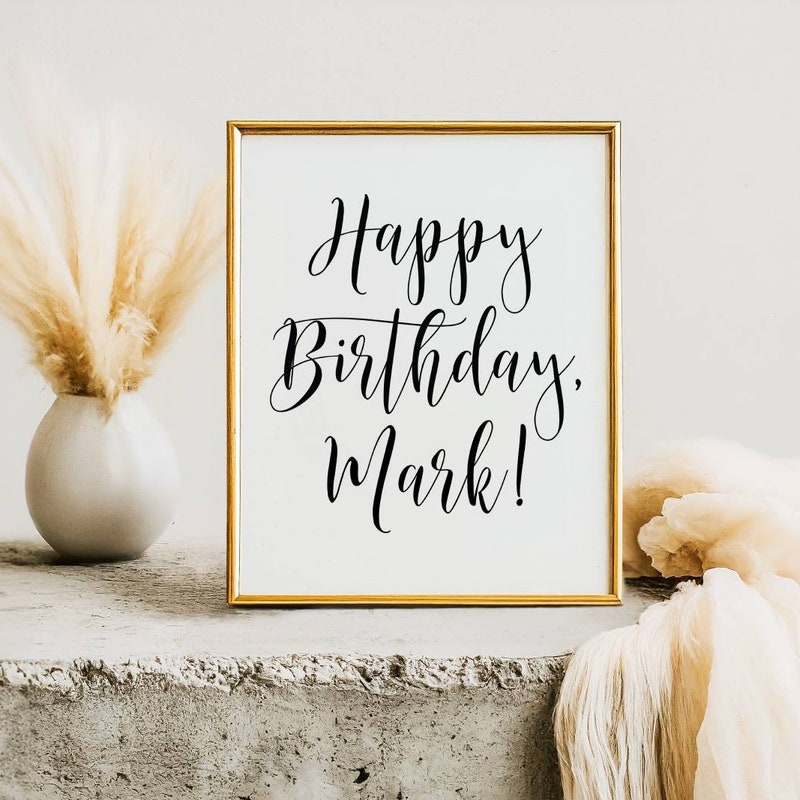 Happy Birthday Sign - Etsy