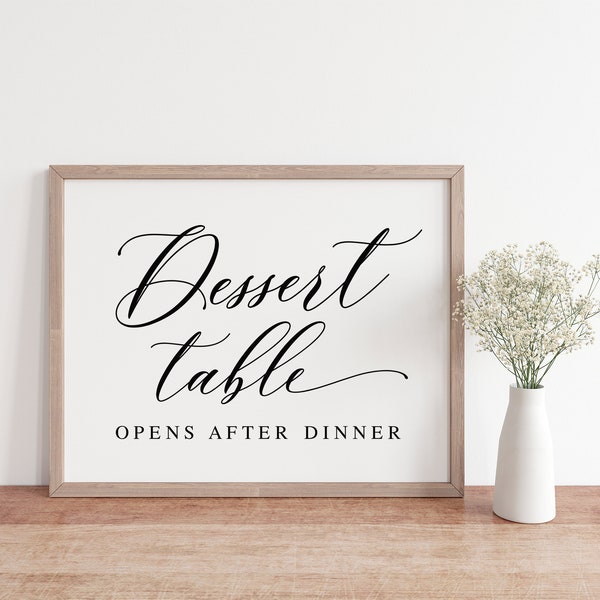 Dessert Table Sign - Etsy