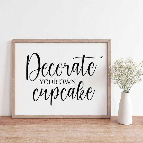 Decorate Your Own Cupcakes - Etsy