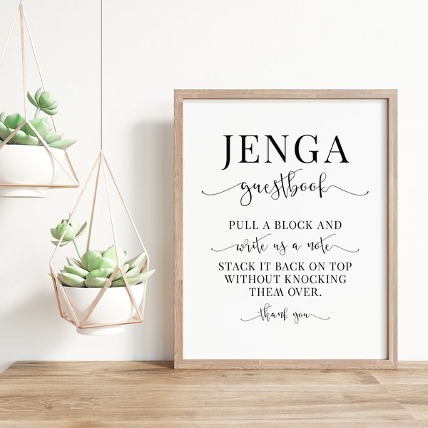 Jenga Sayings - Etsy