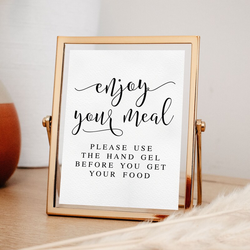 Sanitize Sign - Etsy