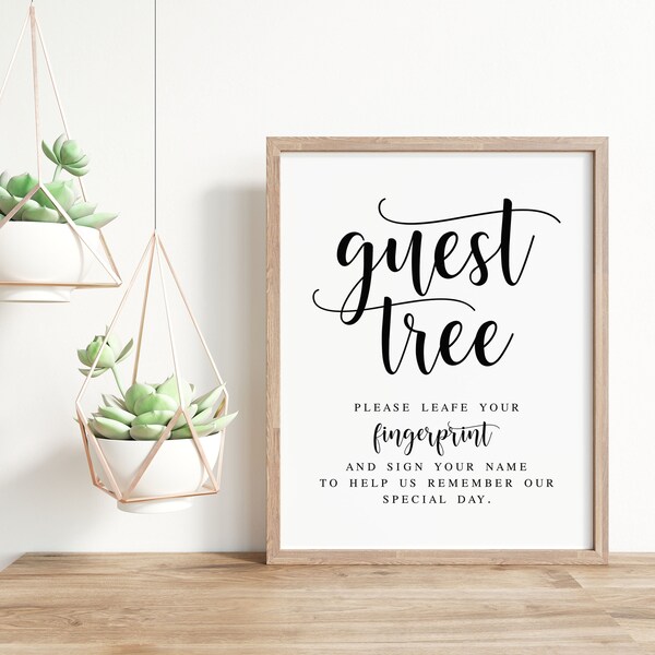Printable Fingerprint Tree - Etsy