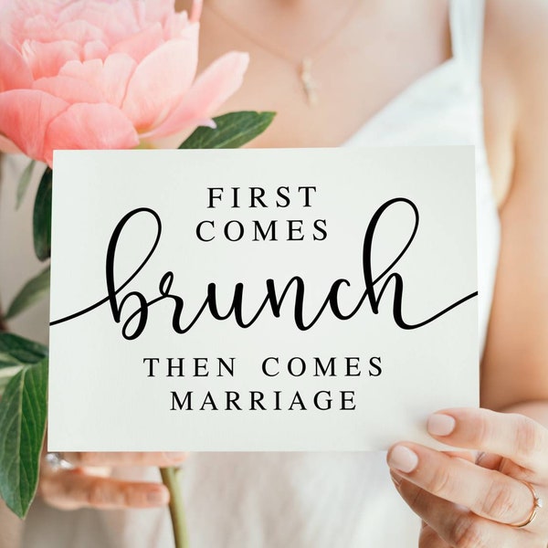 Wedding Sign Brunch - Etsy