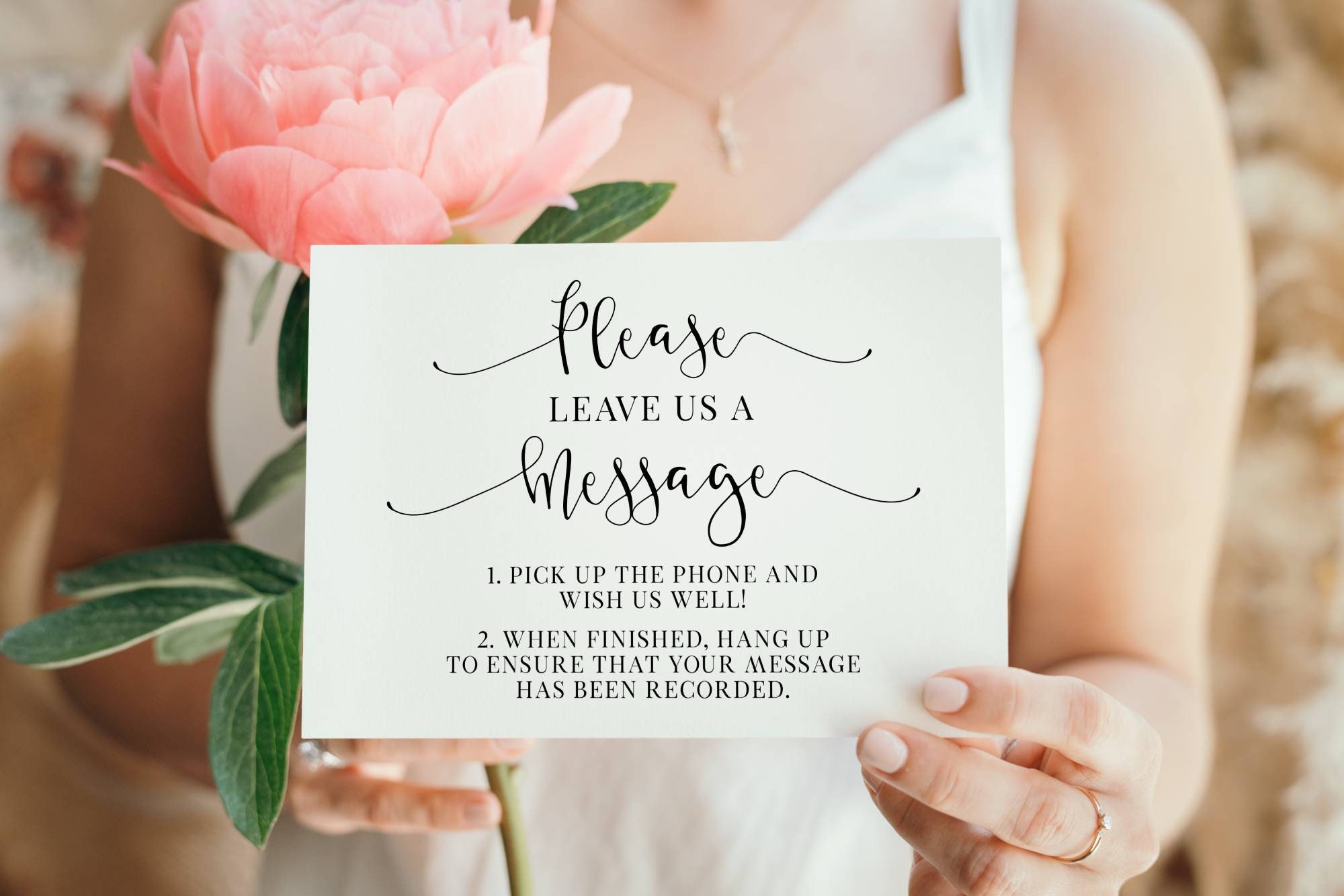 Please Leave Us A Message, Wedding Audio Guestbook, Audio Guest Book ...