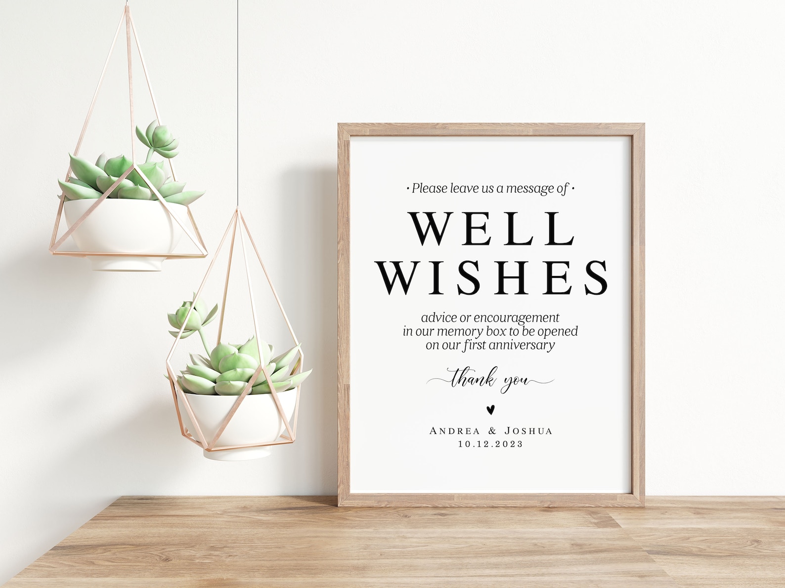 Please Leave A Message of Well Wishes, Wedding Signs, Wedding Signage ...