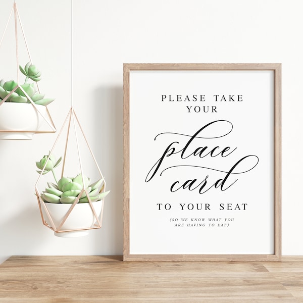 Please Place Cards Sign - Etsy
