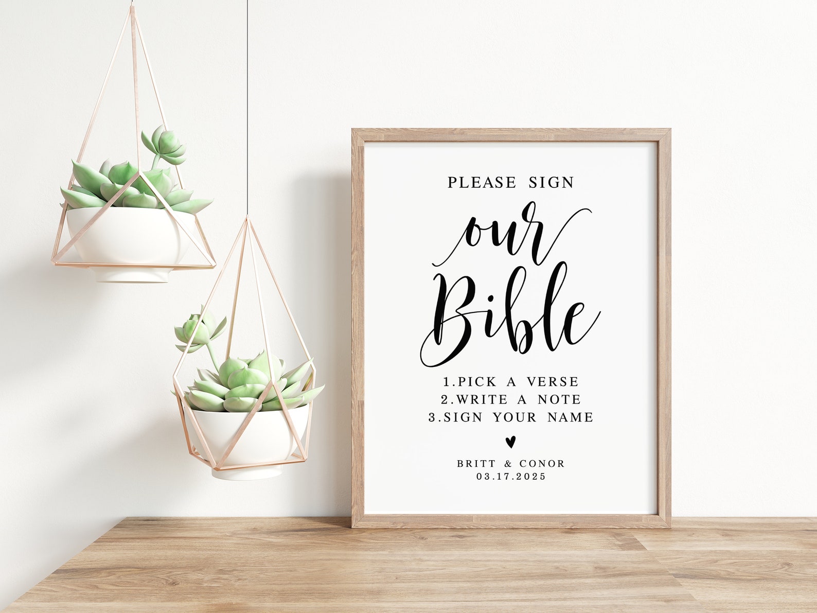 Please Sign Our Bible, Wedding Signs, Wedding Decor, Bible Guestbook ...