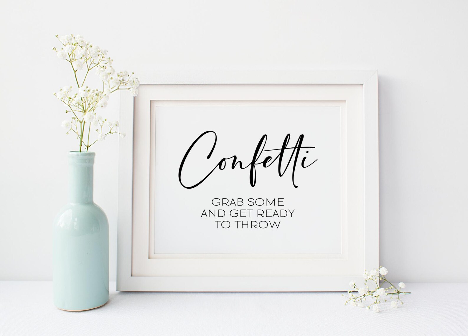 Confetti, Grab Some and Get Ready to Throw, Modern Minimalist Wedding ...