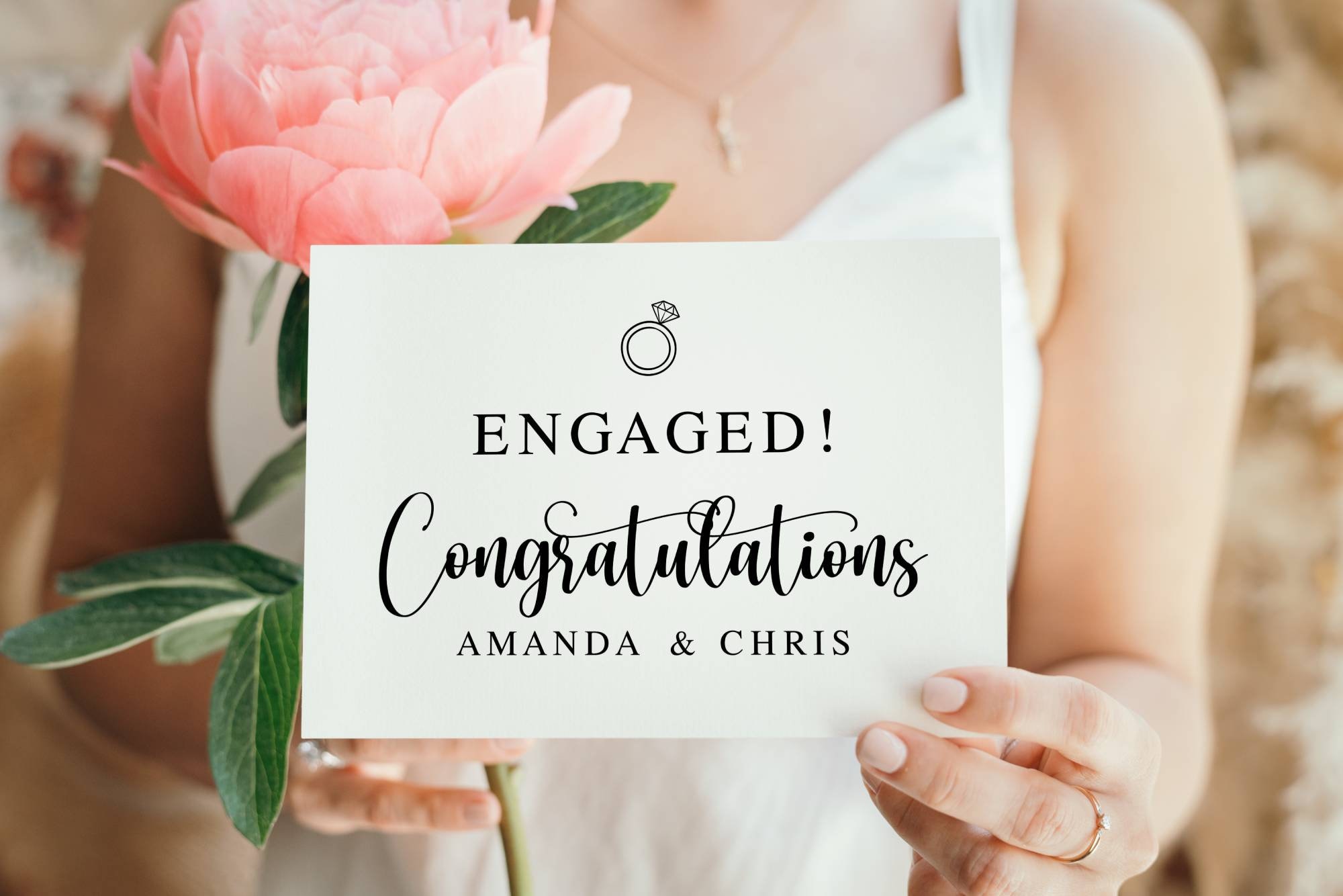 Engaged Congratulations, Engagement Signs, She Said Yes Sign ...