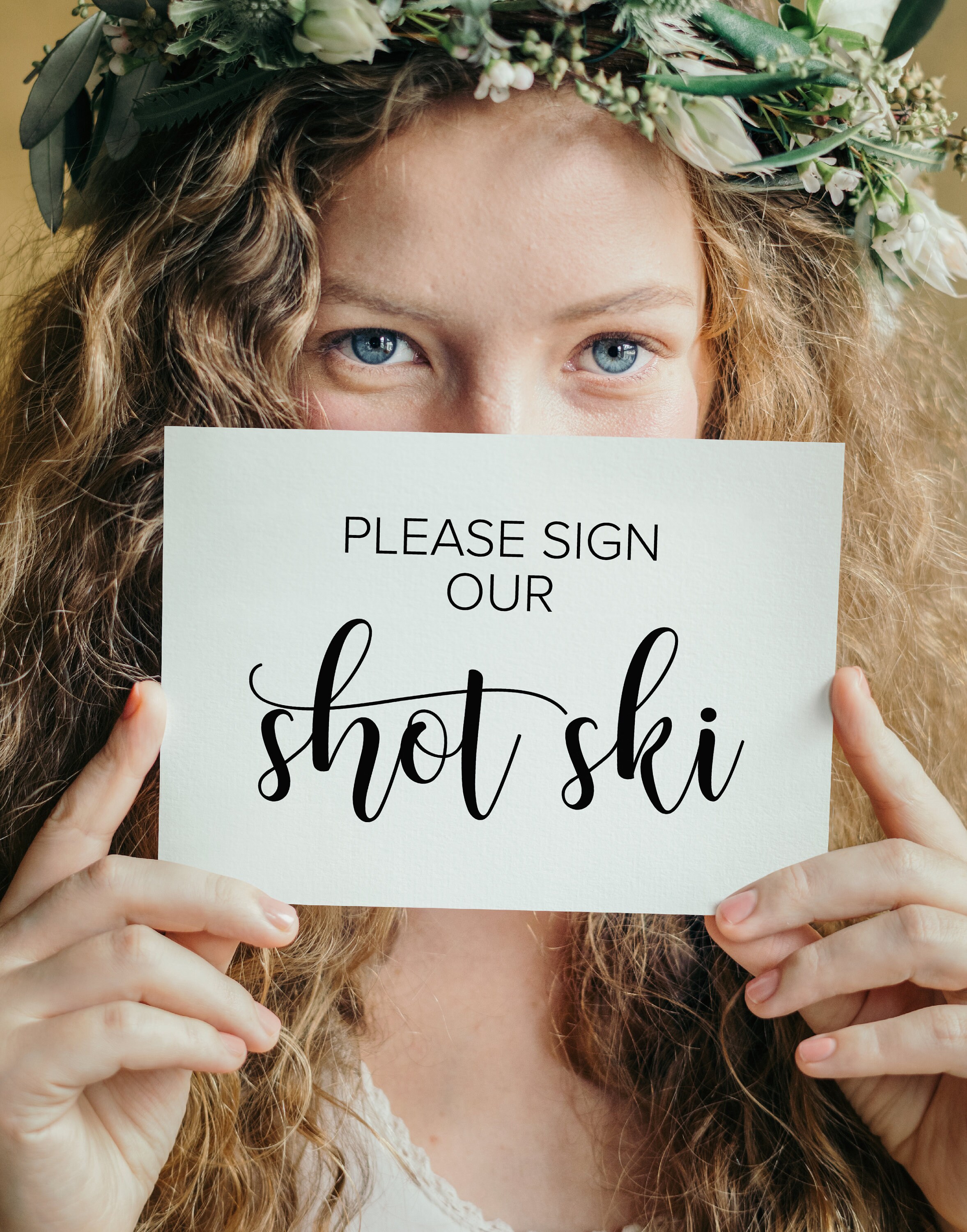 Please Sign Our Shot Ski Wedding Signs Wedding Reception - Etsy