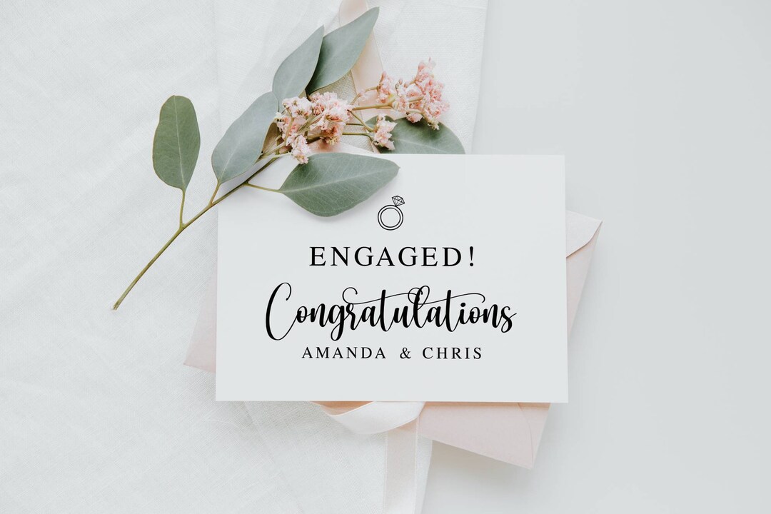 Engaged Congratulations, Engagement Signs, She Said Yes Sign ...