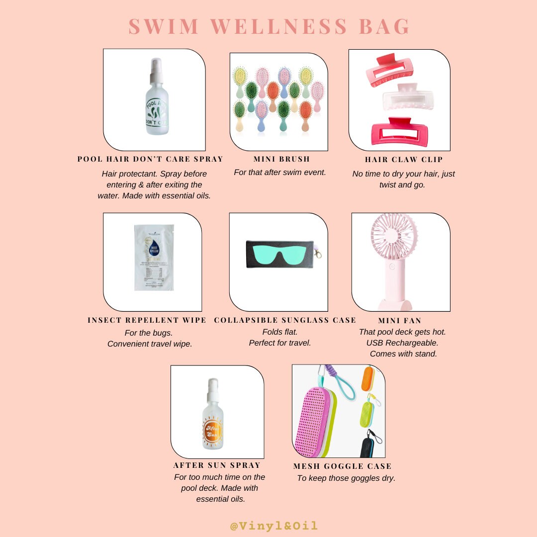 POOL or SWIM Wellness Bundle // CUSTOMIZABLE // for Yourself, Gift to ...