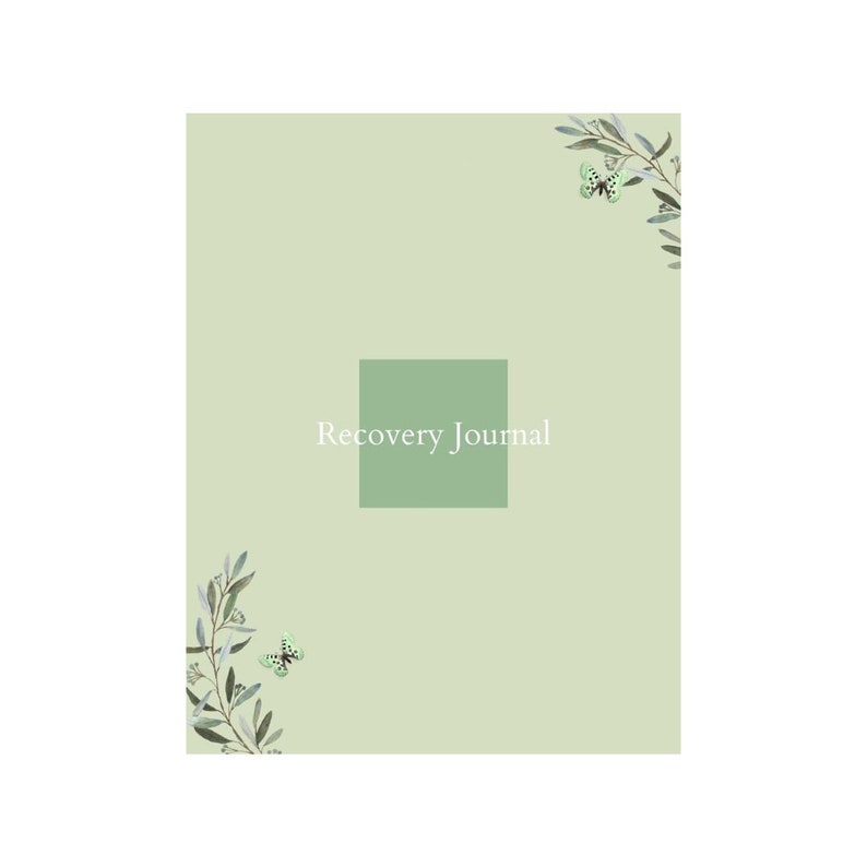 Recovery Journal Printable and Downloadable - Etsy