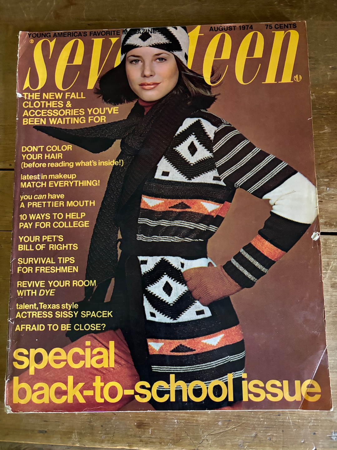 Seventeen Magazine 1974 (august) - Etsy
