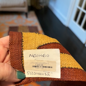 Handwoven Ngongo Raffia Cloth | Traditional South African Textile ...