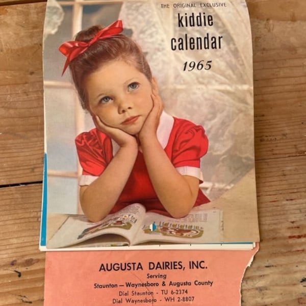 1965 Calendar - Etsy