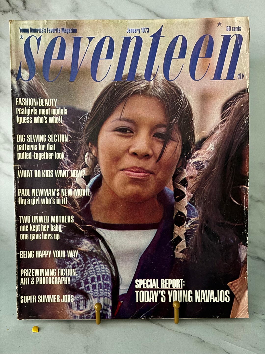 Seventeen Magazine 1973 (january) “today’s Young Navajos” - Etsy