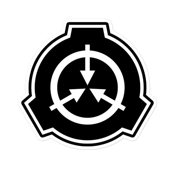 SCP Black Logo 4 Inch Die-cut Sticker | Etsy
