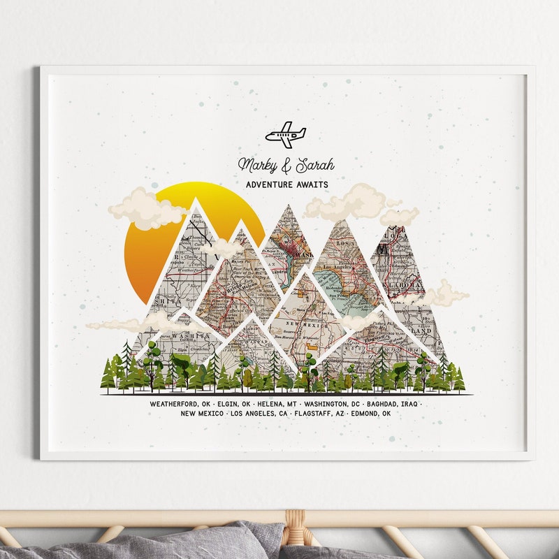 Adventure Map - Etsy