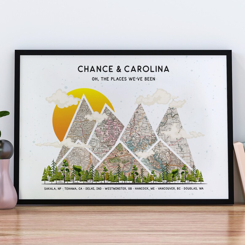 Custom Map Gifts - 60+ Gift Ideas for 2024
