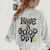Vote Cowboy Rights Western Crewneck Trendy Oversized Sweatshirt for Her ...