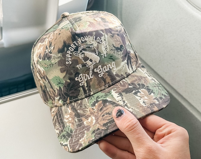 Girl Gang Cowgirl Hat Women Trendy Trucker Hat Western Embroidered ...