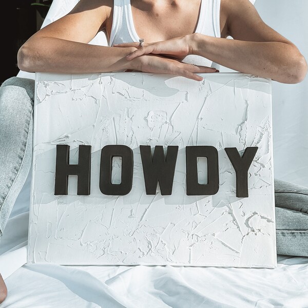 Howdy Sign - Etsy