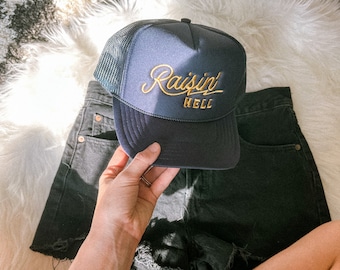 Raisin’ Hell Puff Hat - Etsy