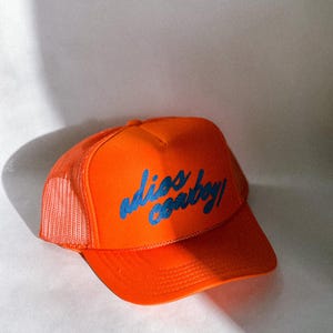 Adios Cowboy Trucker Hat Trendy Foam Hat Unisex Cowboy Hat Funny Custom ...