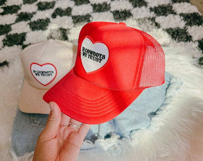 Cowgirl Trucker Hat Country Theme Hat Custom Cowgirl Trucker Hat Lake ...