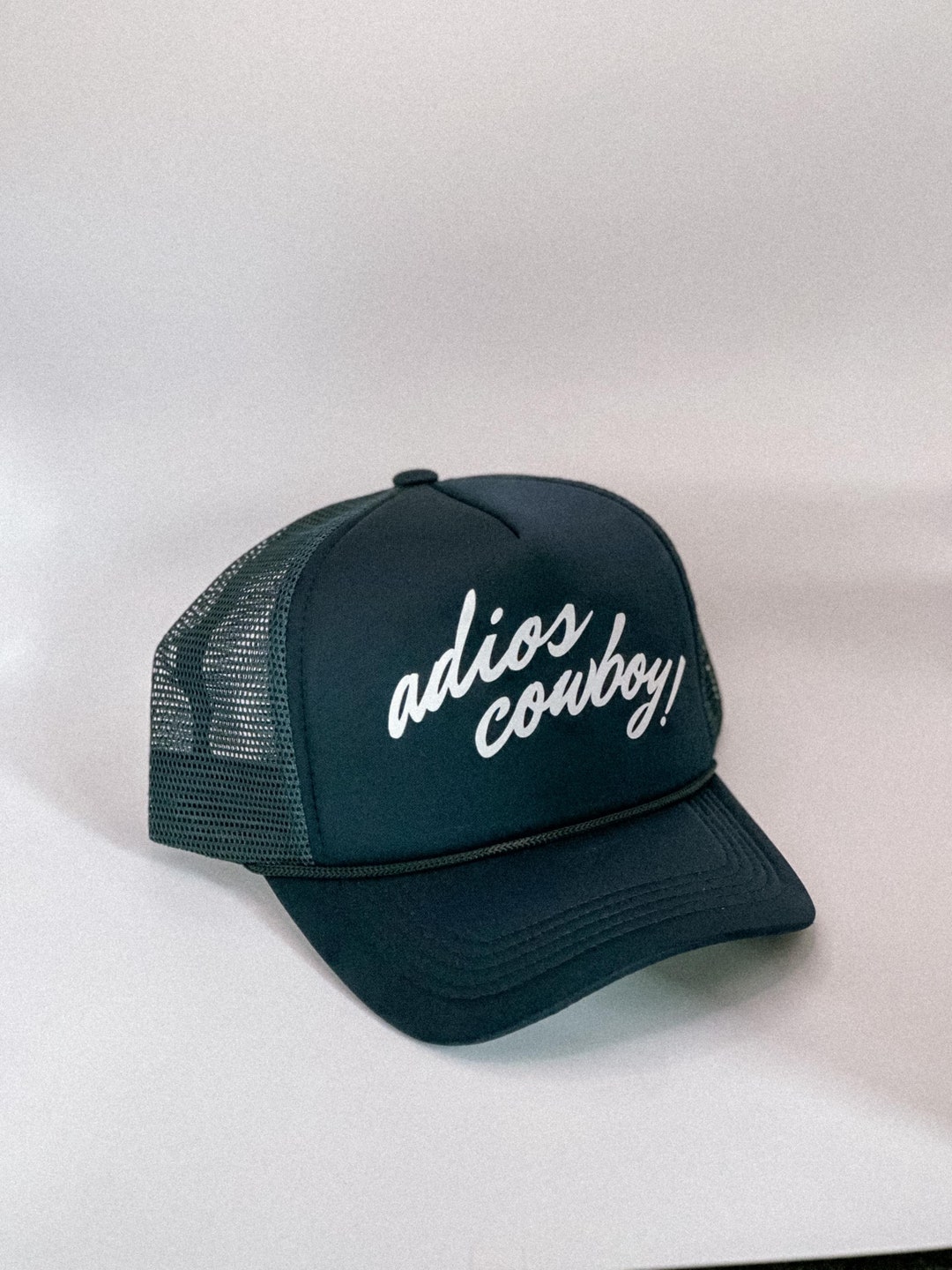 Adios Cowboy Trucker Hat Trendy Foam Hat Unisex Cowboy Hat Funny Custom ...